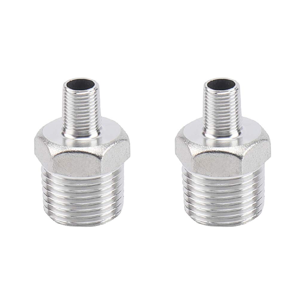 Amazon.com: Feelers Reducing Hex Nipple, 304 Stainless Steel 1/2"x 1/8 ...