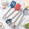 Amazon.com: COOK WITH COLOR Silicone Cooking Utensils, Kitchen Utensil ...
