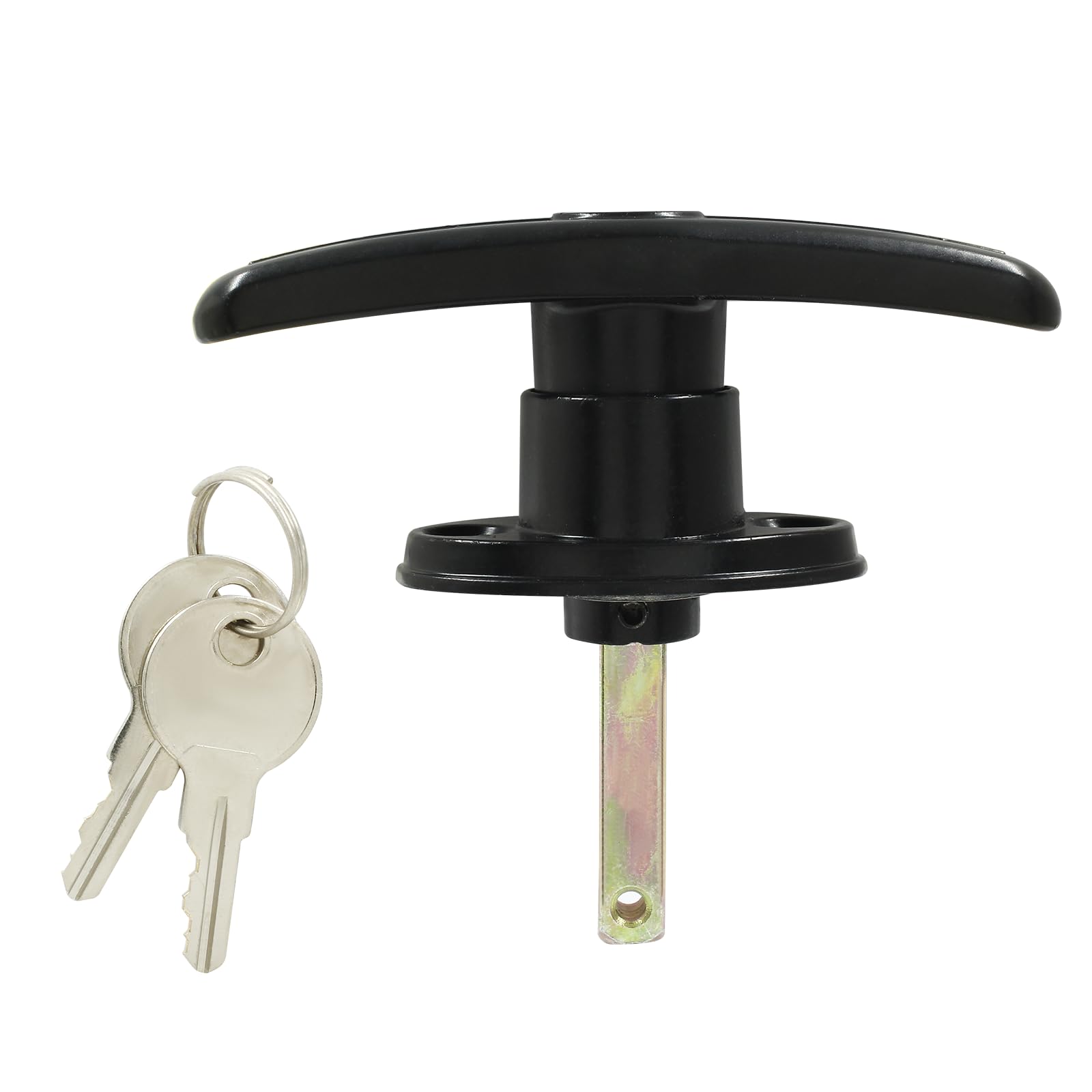 Amazon.com: BokWin 1 Set Camper Shell T-Handles Lock Black Truck Cap ...