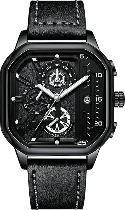 Buy Mens Watches with Japanese MIYOTA Movement Large Face Watches for ...