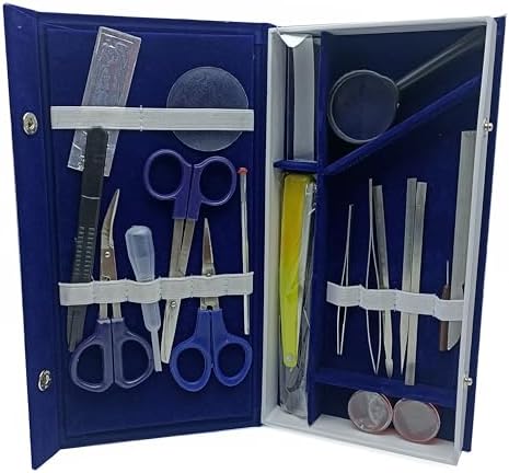 CRAFTWAFT BIOLOGY BOX DISSECTION BOX SET WITH ALL INSTRUMENTS STAINLESS ...