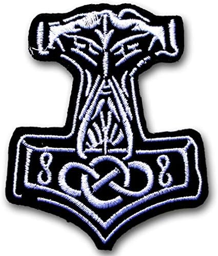 Amazon.com: 5pcs set VIKINGS Iron On Patches EMBROIDERED NORSE RUNE ...