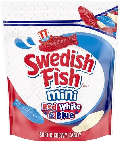 Amazon.com: SWEDISH FISH Individually Wrapped Soft & Chewy Candy, Bulk ...