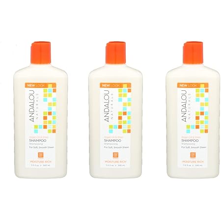Amazon.com : Andalou Naturals Argan Oil & Shea Moisture Rich Shampoo ...