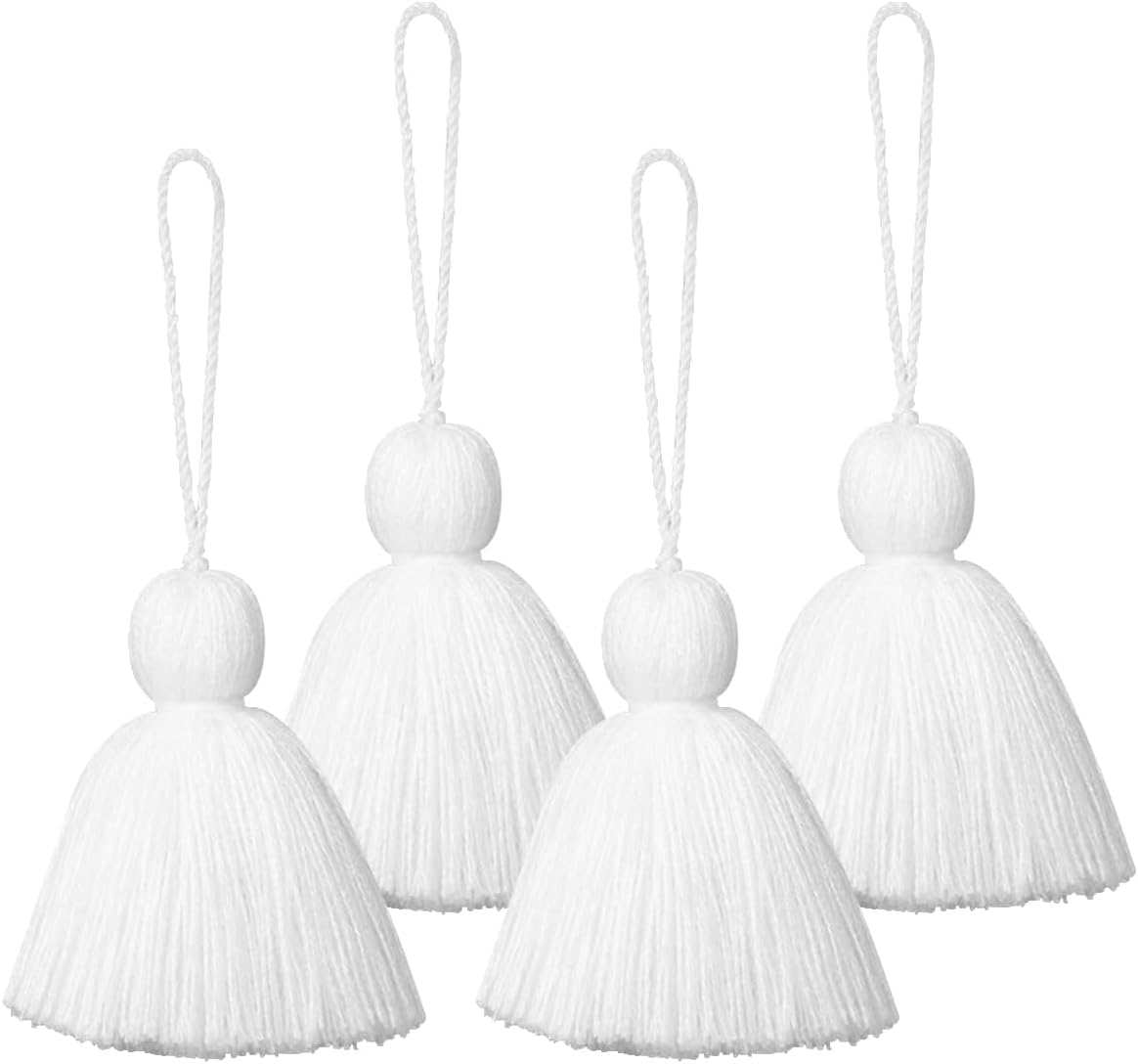 Amazon.com: Big Size 4 PCS Tassels for Crafts, Handmade Hanging for ...