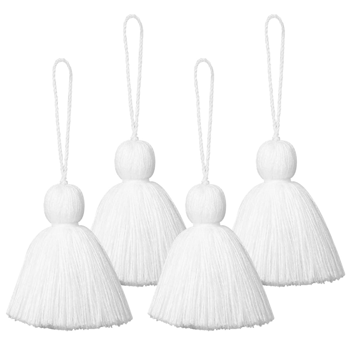 Amazon.com: Big Size 4 PCS Tassels for Crafts, Handmade Hanging Tassels ...
