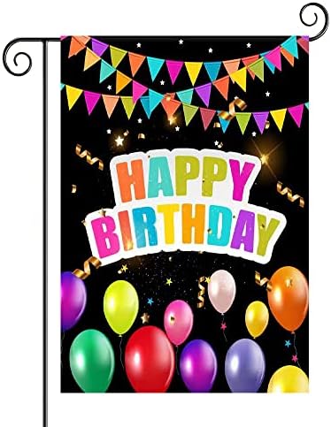Amazon.com : Happy Birthday Party Yard Sign Colorful Birthday Garden ...