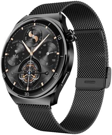 Amazon.com: AMOLED Smart Watches for Men Women Fitness Tracker Watch ...