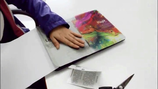 Watch laptop sticker skin on Amazon Live