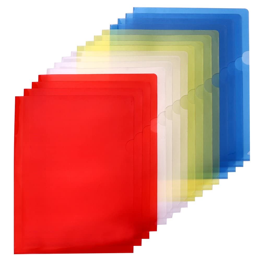 Erikrauz Heavy Duty L Folder File A4 Size Multi Clear Document Holder ...