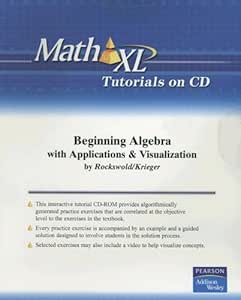 Amazon.com: Beginning Algebra with Applications & Visualization (Math ...