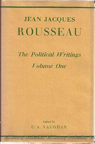 The Political Writings of Jean Jacques Rousseau, Two Volume Set ...
