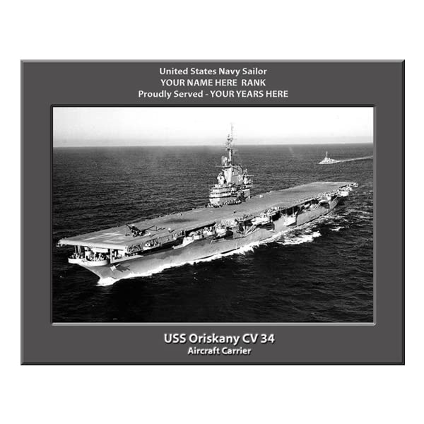 Amazon.com: USS Oriskany CV-34 Personalized United States Navy Ship ...