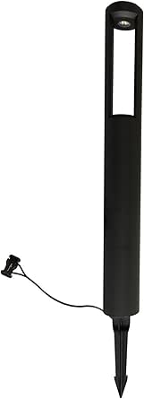 Hampton Bay 3-Watt Powder Coated Black Outdoor Integrated LED Landscape ...