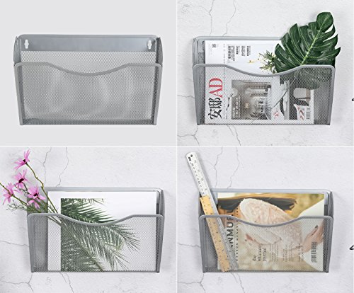 Snapklik.com : EasyPAG Wall File Holder Hanging File Organizer 3 Mesh ...