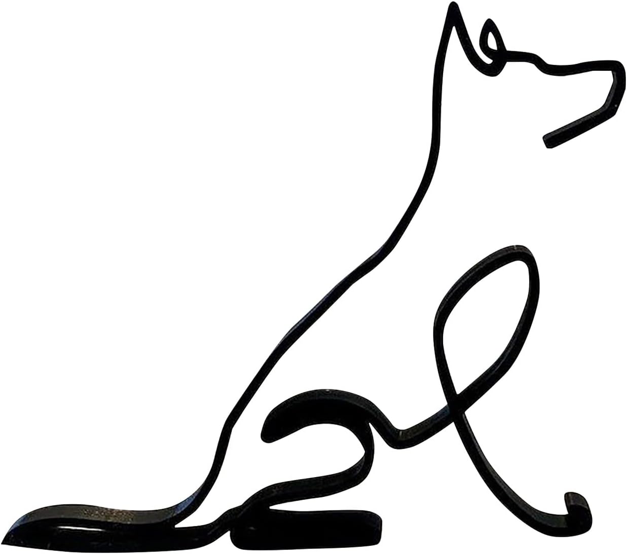 Amazon.com: JOYO Metal Dog Minimalist Art Wall Sculpture Abstract Metal ...