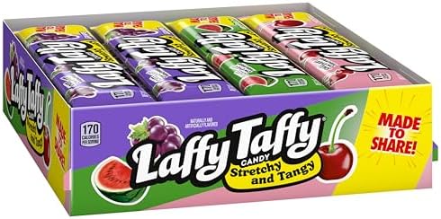Amazon.com : McCraws Flat Taffy - 24 / Box : Grocery & Gourmet Food