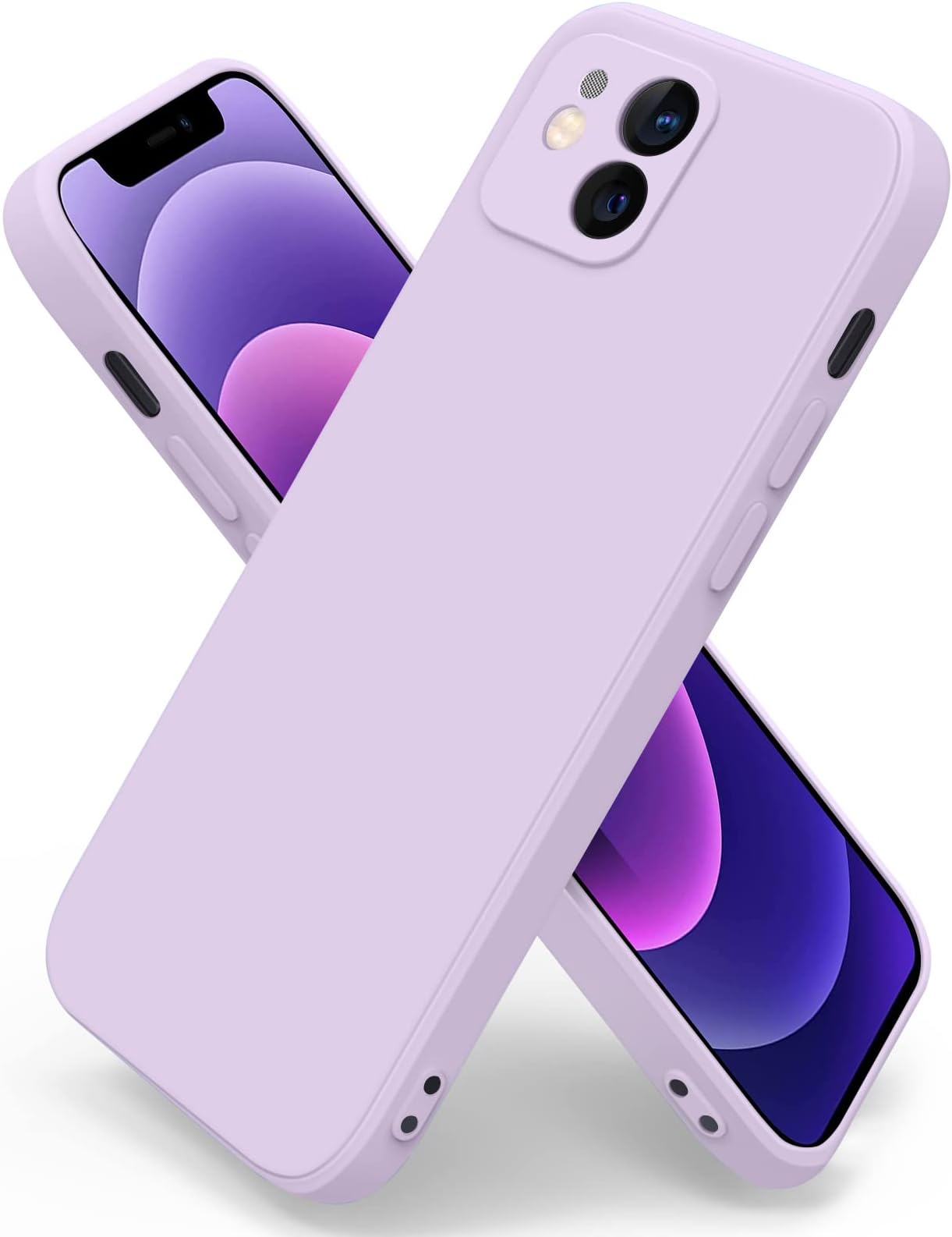 JETech Silicone Case for iPhone 12/12 Pro 6.1-Inch, Silky-Soft Touch ...