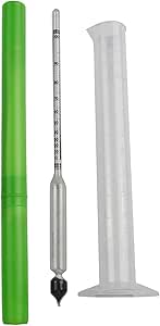 100ml Alcohol Hydrometer Distilling with Measuring Cup Meter Tester for ...