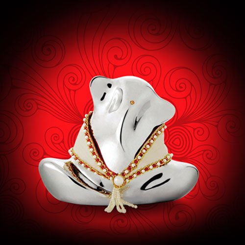 Buy Magppie Ganesha with Vastra Online at Low Prices in India - Amazon.in