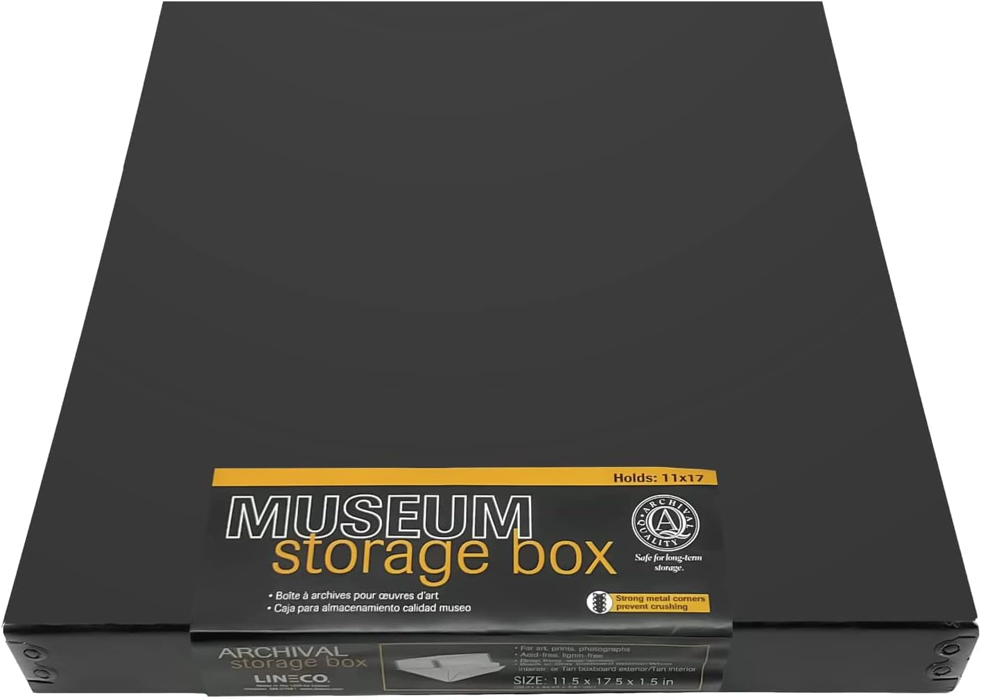 Amazon.com: Lineco 11x17x1.5 Archival Storage Box, Removable Lid and ...