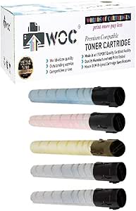 Amazon.com: WOC Compatible Toner Cartridge Replacement for Konica Minolta TN324K/C/M/Y (A8DA 130 ...