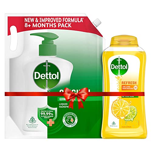 Dettol Liquid Hand wash Refill Original -1500 ml & Body Wash and Shower ...
