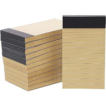 Mini Tasks List Notepads with Kraft Paper (2 x 4 Inches, 12-Pack ...