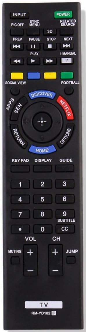 Amazon.com: Universal Remote Control Replacement for Sony RM-YD102 RM ...