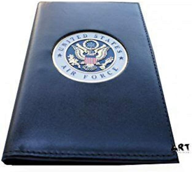 Amazon.com : Spiral Notebook Black Padfolio Cover with Military Seal ...