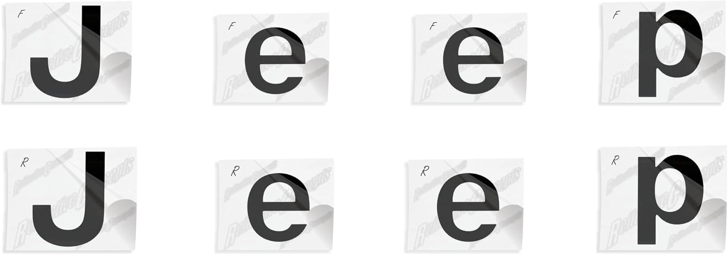 Amazon.com: Reflective Concepts 2022-2024 Jeep Grand Cherokee (2-Row ...