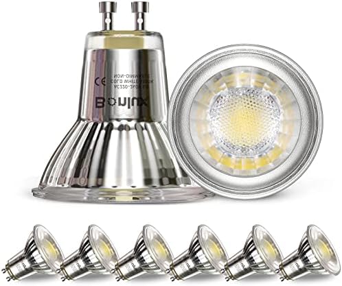 Bonlux GU10 Dimmbar LED Reflektorlampen 5W, kaltweiß 6000k MR16 GU10 ...