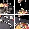 Amazon.com: DOITOOL Soup Ladle Small Soup Ladle With Holes Strainer ...