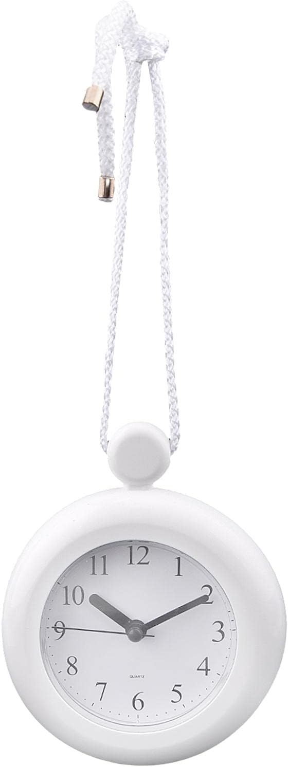 Amazon.com: Mini Shower Clock, Bathroom Hanging Clock Waterproof ...
