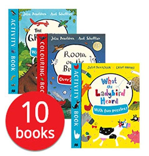 Julia Donaldson Activity Collection - 10 Books: Amazon.co.uk: Julia ...