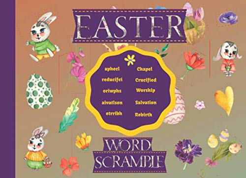 Easter Word Scramble: Large print activity puzzle book: Publishing ...