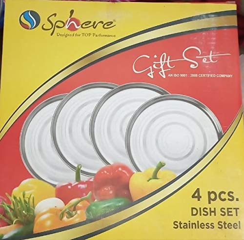 Buy SPHERE Plate Set of 4 Online at Low Prices in India - Amazon.in