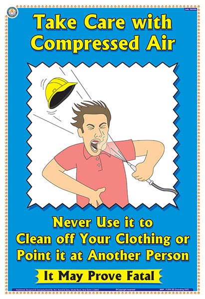 Smh06e Teachingnest Take Care With Compressed Air English 33x48 Cm ...