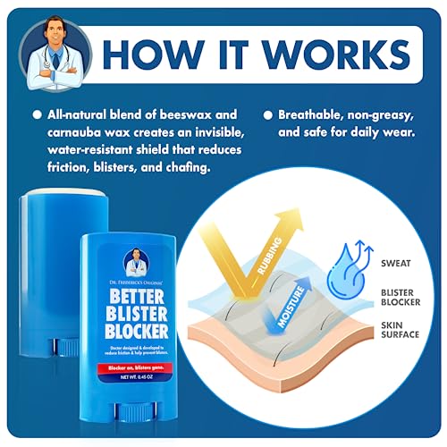 Dr. Frederick’s Original Better Blister Blocker 0.90 oz – 2 Sticks ...