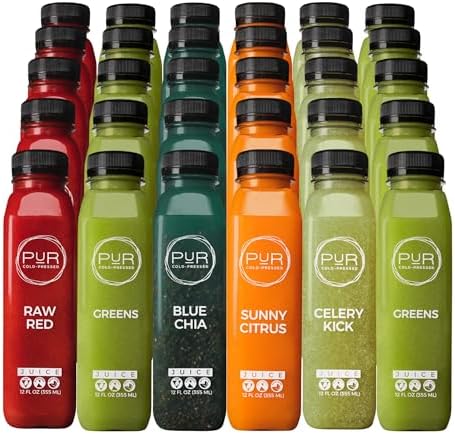 Amazon.com : PUR Cold-Pressed Juice – 5-Day Signature Juice Cleanse ...