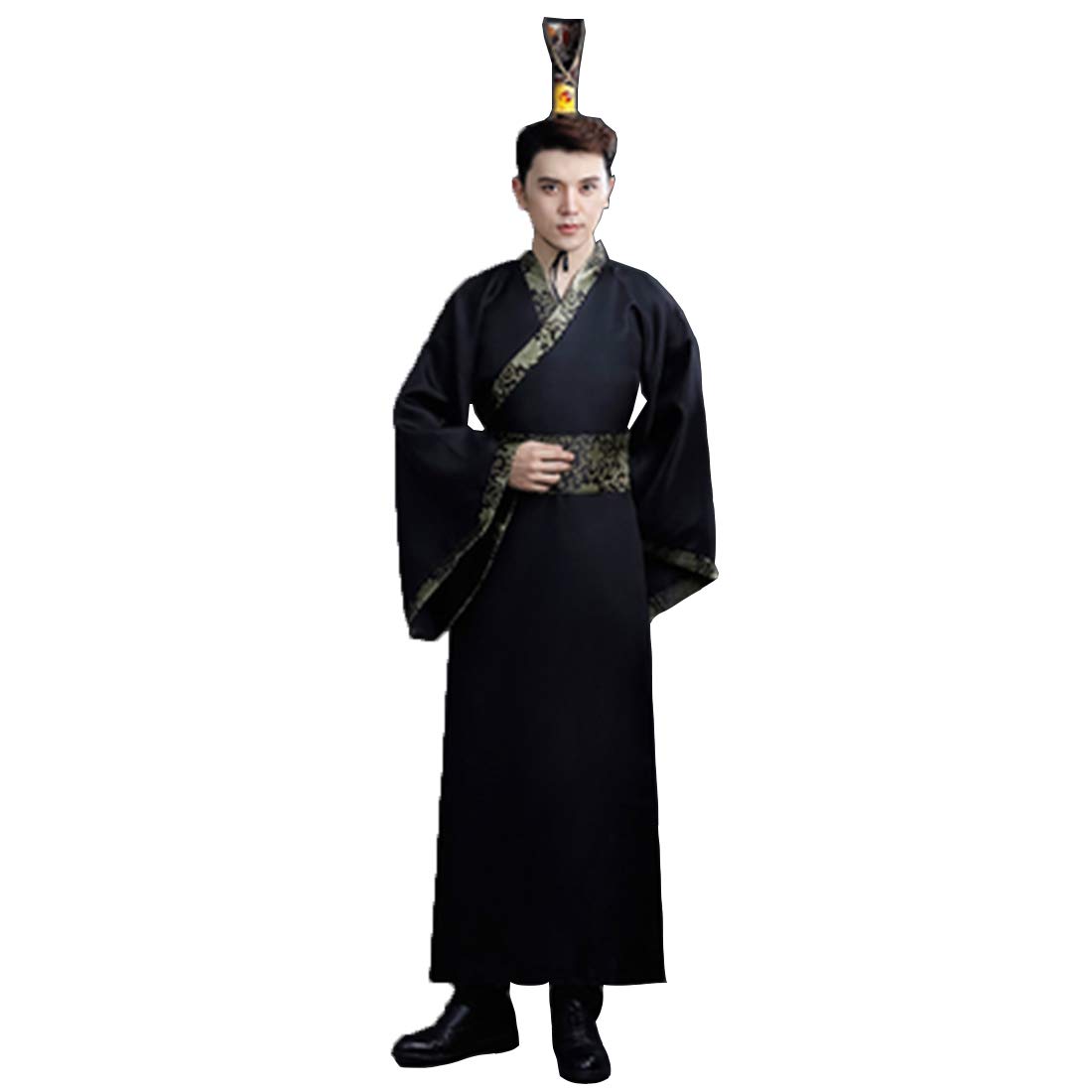 Snapklik.com : KUFEIUP Mens Ancient Chinese Hanfu Dress Long Robe ...