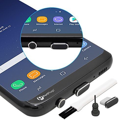 PortPlugs PortPlugs - USB C Aluminum Dust Plug Set - Charging Port and ...