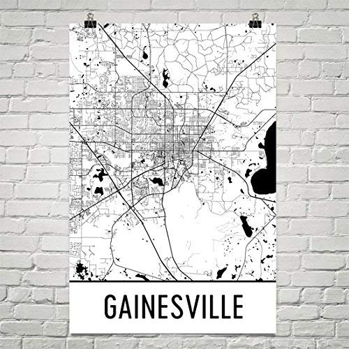 Amazon.com: Gainesville Poster, Gainesville Art Print, Gainesville Wall ...