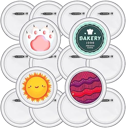 Amazon.com: XunYee 25 Set Clear Acrylic Buttons Clear Plastic Craft ...