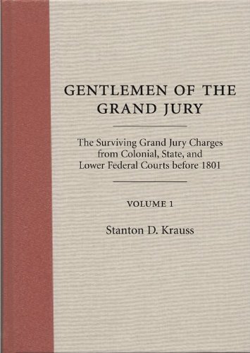 Amazon | Gentlemen of the Grand Jury: The Surviving Grand Jury Charges ...