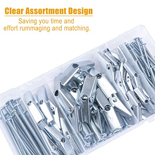 Snapklik.com : KURUI Hollow Wall Anchors Assorted Kit, 44Pc Heavy Duty ...