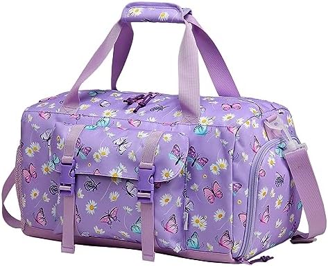 Amazon.com | Kids Overnight Duffel Bags,Kasqo Girls Dance Bag Water ...