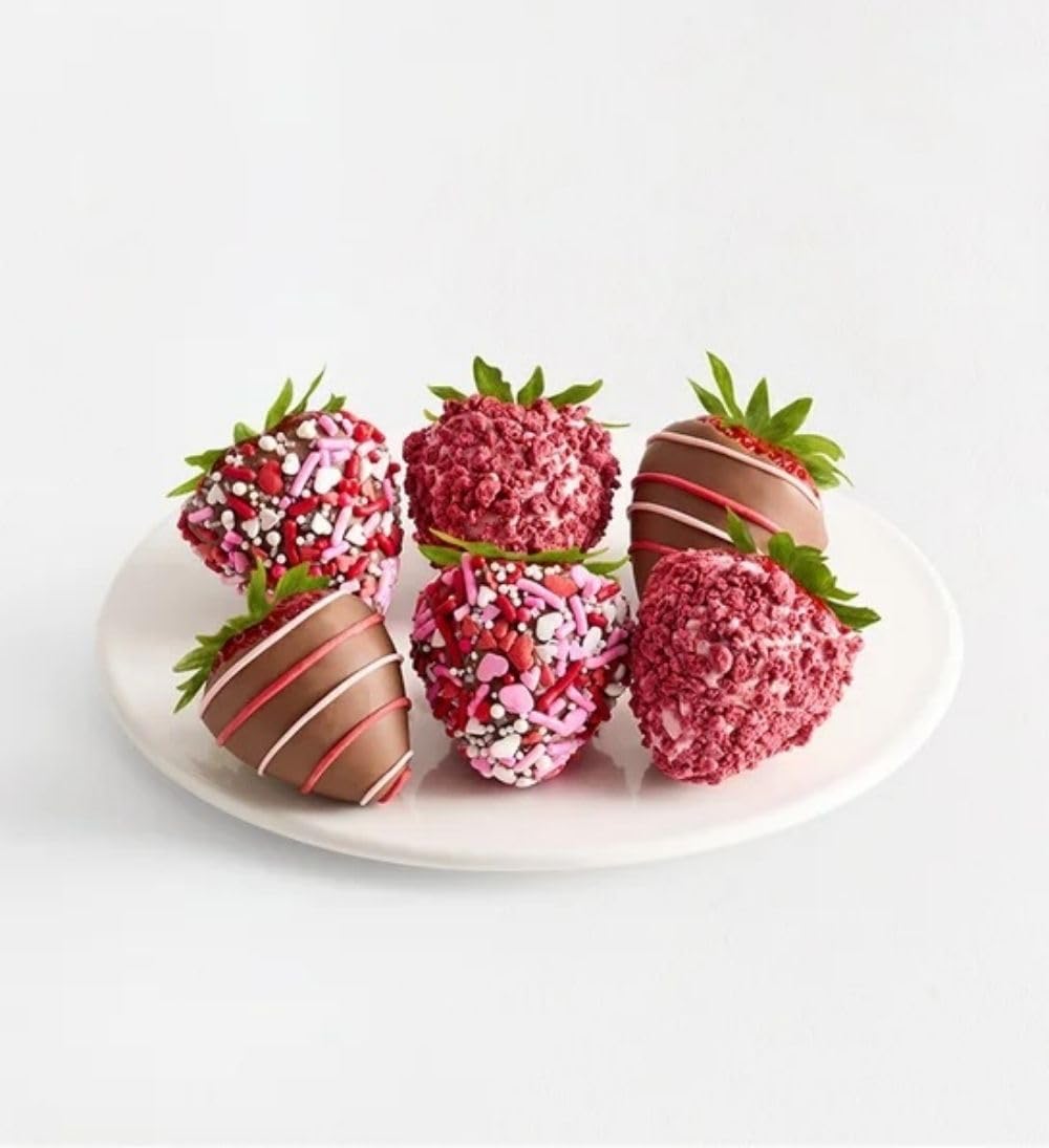 Amazon.com : Shari’s Berries Sweetly Sprinkled Love Dipped Strawberries ...