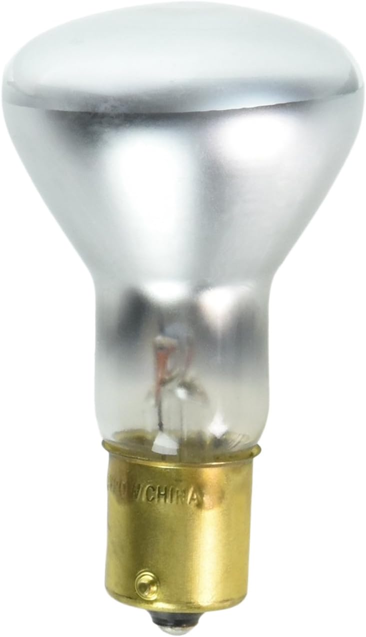 (Pack of 10) # 1383 Miniature Reflector Light Bulbs, 20-Watt 13V BA15S ...