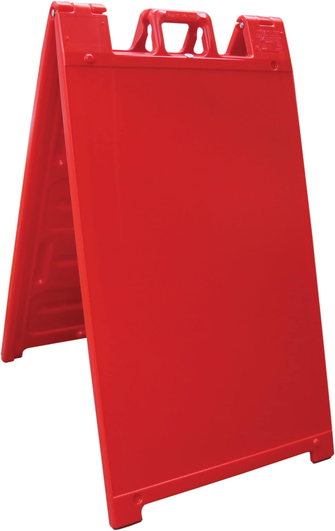 Amazon.com : Plasticade Signicade Curb Sign/A-Frame 24x36" Color:Red ...